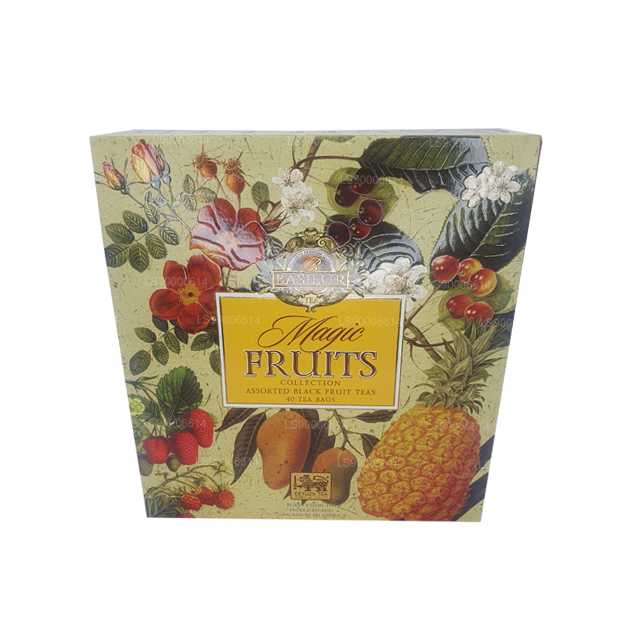 Basilur Magic Fruits "Magic Fruits Assorted" (80g) 40 Enveloped Tea ...